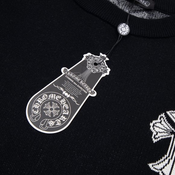 Chrome Hearts | Sweaters | Chrome Hearts Cross Embroidered Monogrammed ...